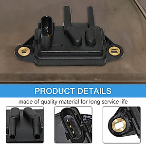 EGR Valve Pressure Feedback Sensor Compatible with Ford Lincoln Mazda Mercury Replaces DPFE15 EPS4 F77Z9J460AB