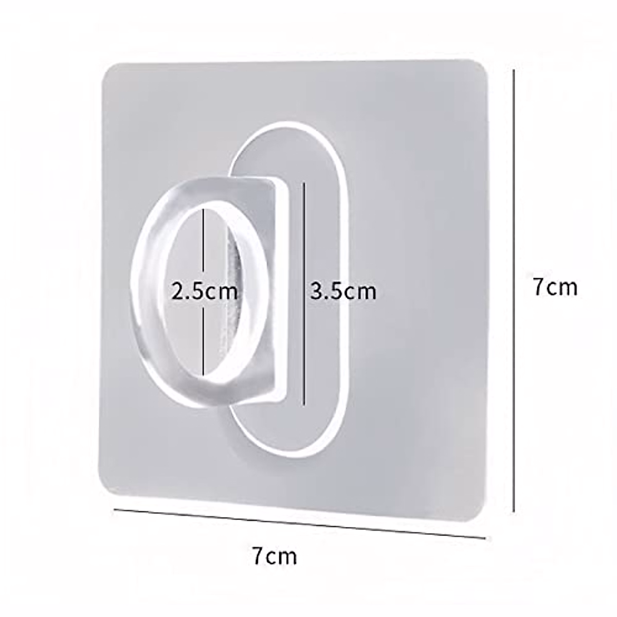 LADYMOON Adhesive Spray Bottle Holder,Set of 10,Wall Hooks Without Nails,Bathroom and Kitchen Adhesive Hooks for Hanging,Curtain Rod Holder,Storage of Small Objects, Etc…