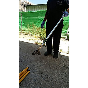 RA Jasper Pro Heavy Duty Telescopic Reptile Snake Tongs Grabber Catcher Handling Aluminum