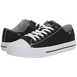 Lugz mens Stagger Lo Sneaker, Black/White, 12 US