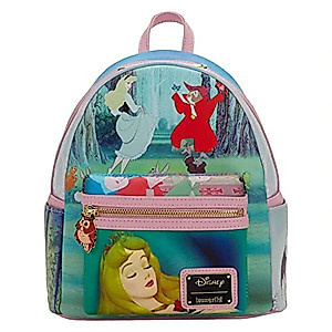 Loungefly Disney Sleeping Beauty Princess Scene Womens Double Strap Shoulder Bag Purse