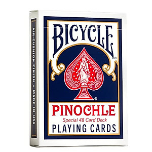 Bicycle Pinochle Playing Cards, Standard Index, 1 Deck
