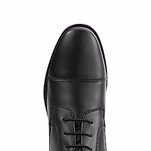 Dover Saddlery Riding Sport - Ladies' Equestrian Black Synthetic Leather Field Boots - Regular - 9.5