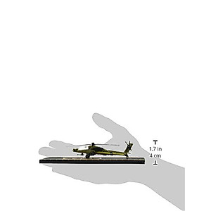 Hot Wings Planes AH-64 Apache with Connectible Runway,Green