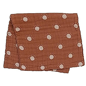 Mebie Baby Burp Cloths, Neutral Print 3-Pack, Muslin Burp Cloth Set for Spit Up, Drool, and More, Boho Burp Cloths for Baby Boy and Girl, Baby Must Haves for Registry Lists and Gifts for Newborns