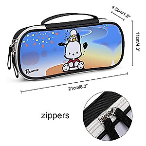 Poch-ac-co Portable pencil bag cosmetic bag large pencil case Makeup brush storage for travel