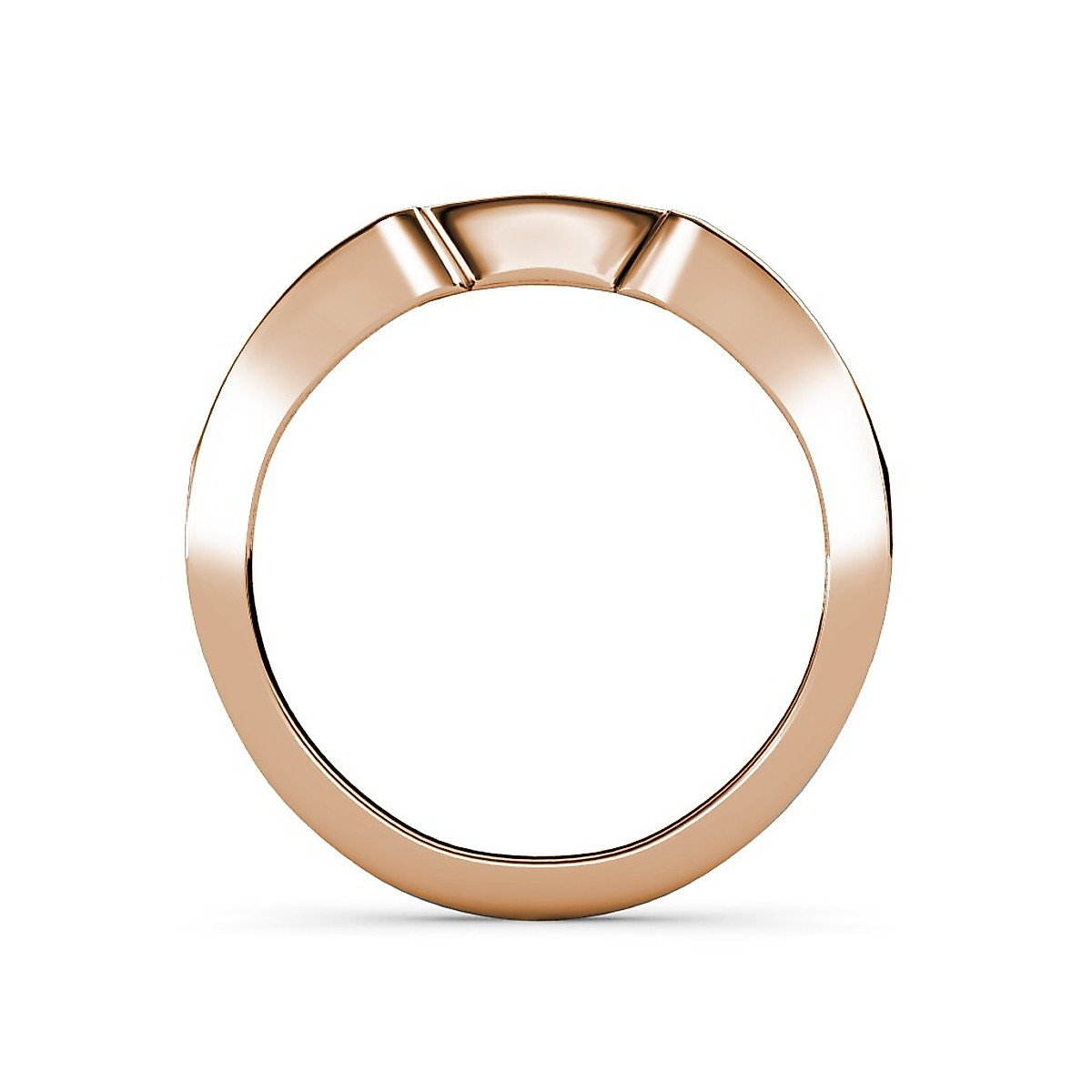 TriJewels Iolite & Natural Diamond Engagement Ring & Wedding Band Set 1.25 ctw 14K Rose Gold.size 9.0