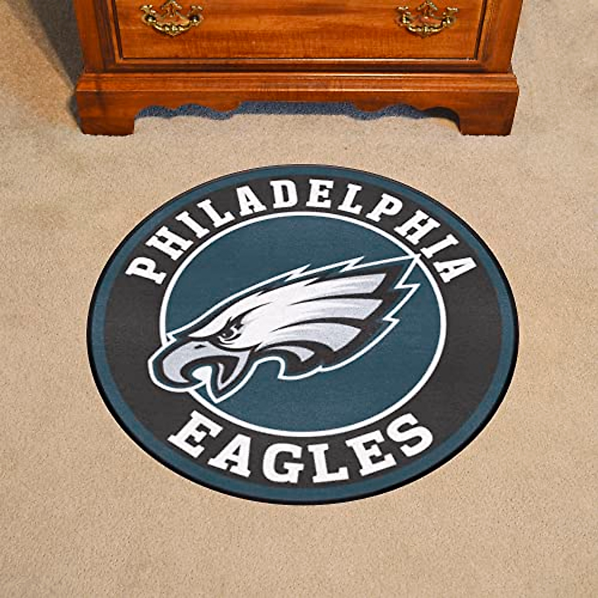 FANMATS 17971 NFL Philadelphia Eagles Roundel Mat , 27" Diameter