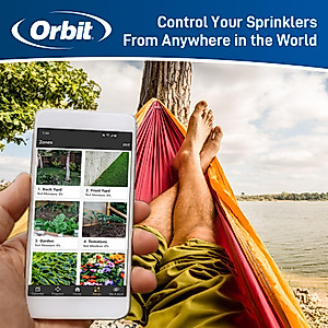 Orbit 57946 B-hyve Smart 6-Zone Indoor/Outdoor Sprinkler Controller, Compatible with Alexa, 6 Station