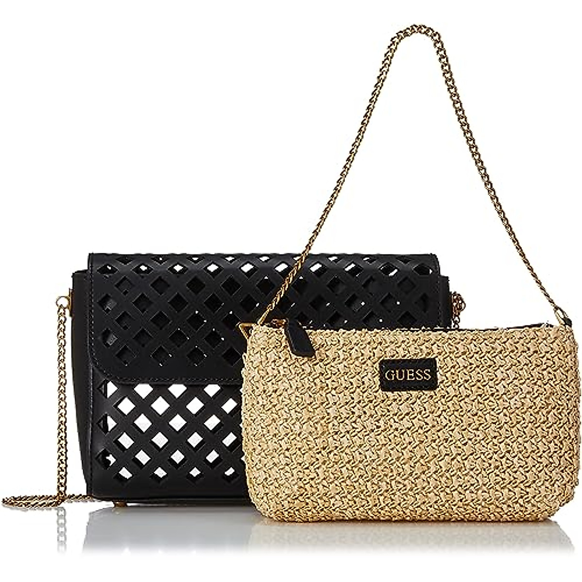 Guess AQUA CROSSBODY FLAP Women's Bag, Black