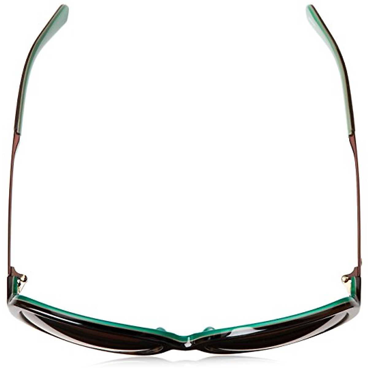 Kate Spade New York Women's Darilynn Square Sunglasses, Brown Horn Jade & Brown Gradient, 58 mm