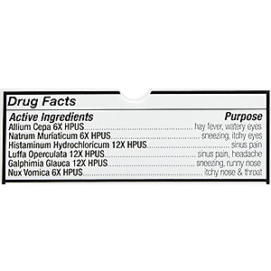 Allergy Pills by Hyland's, Non Drowsy Seasonal Allergy Relief, Safe and Natural for Indoor & Outdoor Allergies, 60 Quick Dissolving Tablets (Pack of 4)
