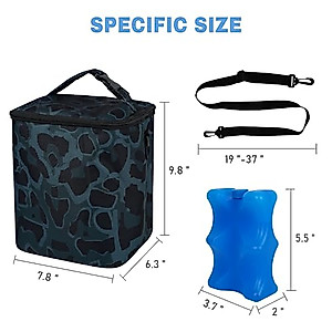 Flawless Decor Breastmilk Cooler Bag with Ice Pack Baby Bottle Cooler Bag Fits 4 Baby Bottles Up to 9 Ounce Insulated Bottle Bag for Baby Milk Breast Milk Cooler for Daycare Travel Storage