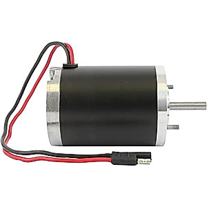 DISCOUNT STARTER & ALTERNATOR Salt Spreader Motor Compatible With/Replacement For Buyers ATVS15 ATVS 15 Salt Dog SAB0189, 3000966 12 Volt, 3.002in OD, 0.315in Shaft OD, 5.748in Length
