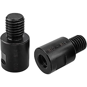 Bestgle 2Pcs Angle Grinder Attachment M14 Male Thread to M10 Female Thread Adapter Converter for Angle Grinder Polisher Diamond Core Bit Interface Converter