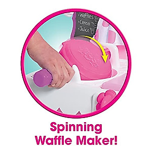 Just Play Happy Helpers Brunch Cafe, Play Kitchen Set for Kids, Officially Licensed Kids Toys for Ages 3 Up, Gifts and Presents, Amazon Exclusive