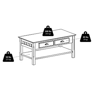 Winsome Timber Occasional Table, Black, 38 inches