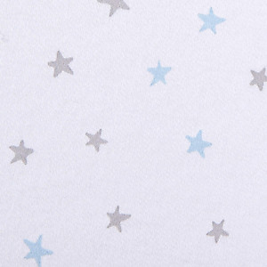 Halo 100% Cotton Sleepsack Swaddle Wearable Blanket, Blue Stars, Newborn