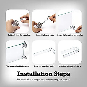 Fire Pit Wind Guard – Premium Fire Glass for Propane Fire Pit – Thick Tempered Glass Fire Pit Screen Rectangular – Clear Fire Pit Glass Shield for Propane and Gas Pits - 35.5 x 11.5 x 6-inch