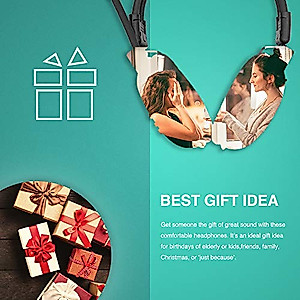 Portable Personal FM Radio Headphones Ear Muffs with Best Reception, Wireless Headset with Radio Built in for Walking, Jogging, Daily Works Powered by 2 AA Batteries (Not Included)
