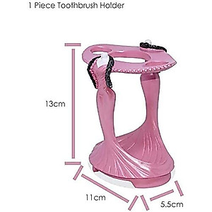 DVTEL Bathroom Five-Piece Set of Newlywed Toiletries Creative Gift Resin Five-Piece Set of Toothbrush Cup (Color : Red)