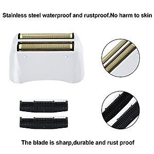 3 Pack Shaver Replacement Foil and Cutters compatible with"andis #17150 shaver foil replacement" Golden