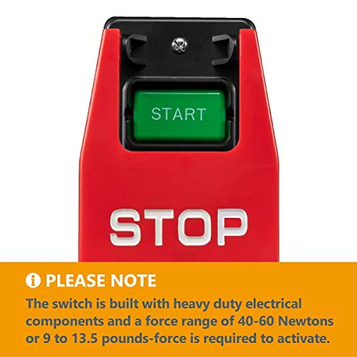 POWERTEC 71651 110/220V Paddle Switch with Screws for Gang Box Installation, fits Table Saw, Router Table, Drill Press, Bench Saw, Band Saw