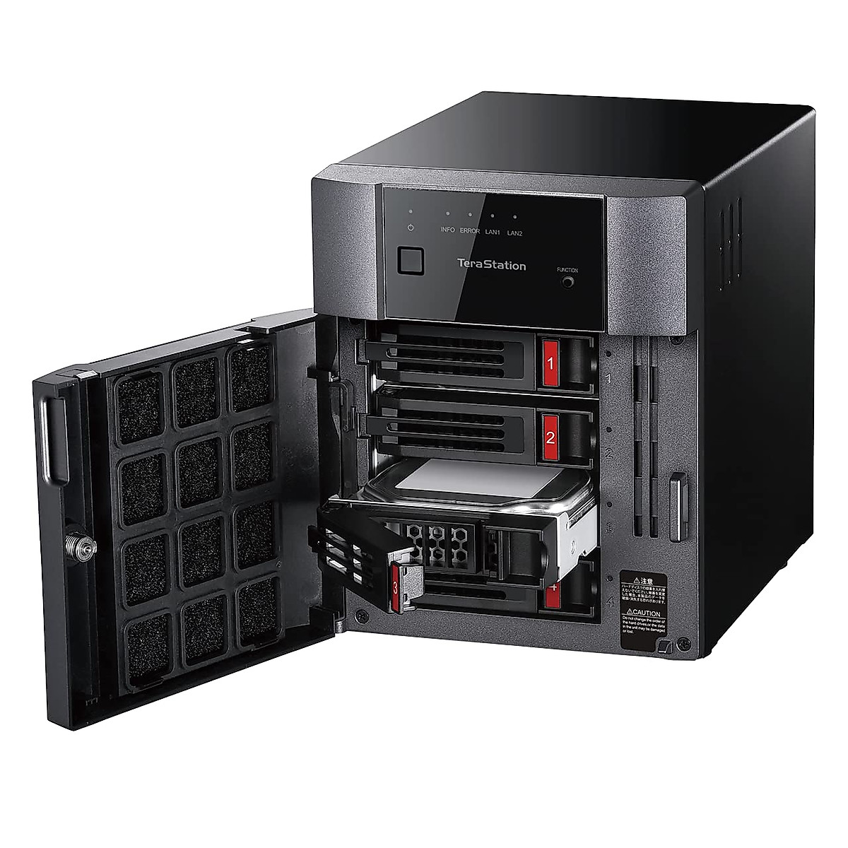 BUFFALO TeraStation Essentials 4-Bay Desktop NAS 16TB (4x4TB) with HDD Hard Drives Included 2.5GBE / Computer Network Attached Storage/Private Cloud/NAS Storage/Network Storage/File Server