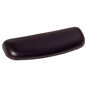 3M Gel Wrist Rest for Mouse, Soothing Gel Comfort with Durable, Easy to Clean Leatherette Cover, Antimicrobial Product Protection, 6.9", Black (WR305LE)
