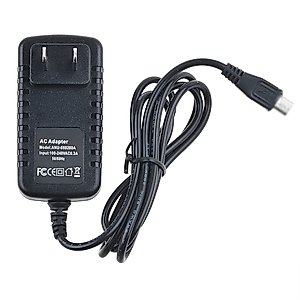 PKPOWER Micro USB Cord AC Adapter Charger Replacement forSEGA Genesis Flashback HDMI Console 1750 Classic Games 2 Wireless Controllers