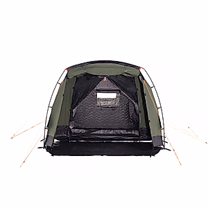 Crua Tri - 3 Person Insulated Tent, Waterproof and Windproof Tent with Warmth & Cooling Insulation Built-in for The 4 Seasons and Added Extendable Porch