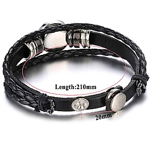 Lovglisten 10pcs Bracelet Bangle for 18mm Snap Button Jewelry (3)