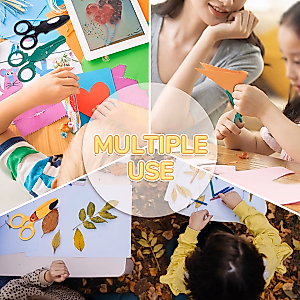 Sopito 3PCS Children Safety Scissors Toddler Craft Scissors Preschool Training for Kids Cutting Paper