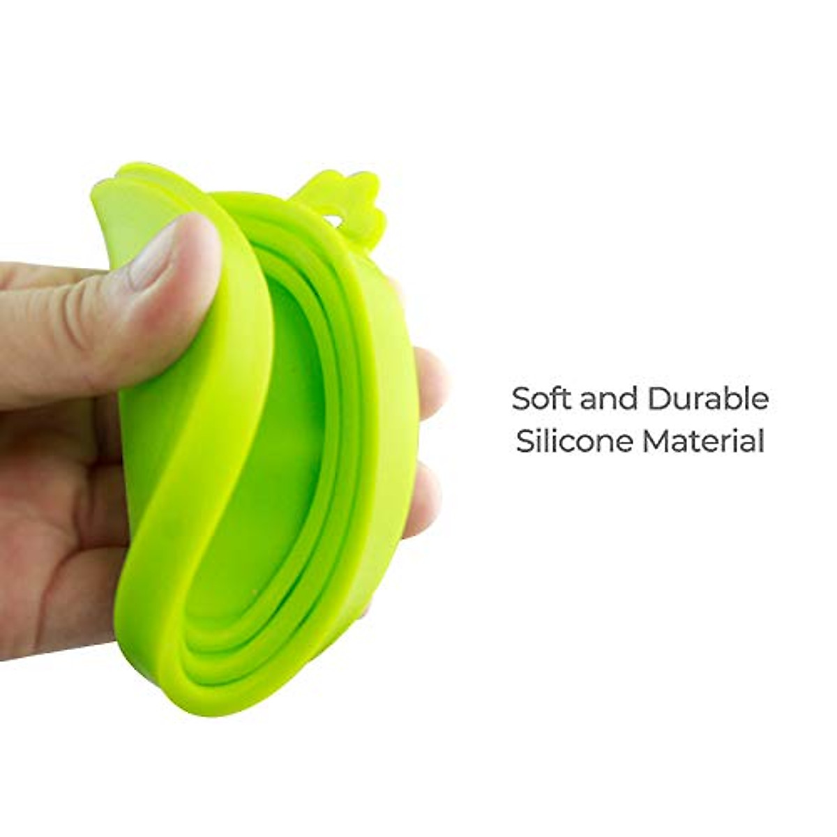 Yobbai 6 pack Pet Food Can Lids, Food Safe BPA Free & Dishwasher Safe, Can Covers Most Standard Size Dog and Cat Can Tops