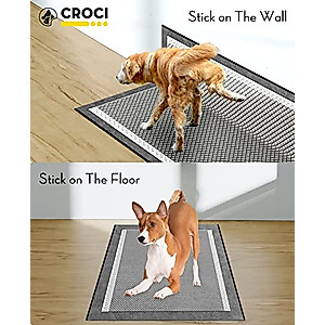 CROCI XXL 30"x36" Charcoal Pads for Dogs, Odor-Control Carbon Pee Pads for Dogs Absorbs Up to 10 Cups of Liquid, 6-Layer Leak-Proof & Quick Dry Dog Training Pads, Disposable (35 Counts)