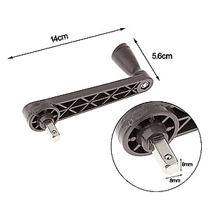 MagiDeal Patio Umbrella Accessories Deck Umbrella Accessories Holder Replace Sunshade Parts Umbrella Replacement Parts for Picnic Balcony Patio Beach, Crank Handle