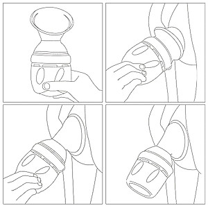 haakaa Gen.3 Manual Breast Pump 8oz/250ml (Grey) with Lid - Silicone Breast Pump for Breastfeeding Mom Collector Liquid Gold, 3rd Generation haakaa Pump with Large Capacity & Strong Suction