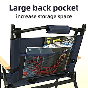 ROCK CLOUD Portable Folding Camping Chair Low Beach Chairs for Camp Lawn Hiking Sports Hunting