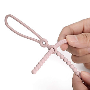 haakaa Silicone Strap Suitable for Gen.1/2/3 Manual Breast Pump Prevent Breast Pump from Falling off During Use (Blush Color) -1pc