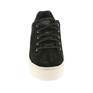 SKECHERS Women's Martha Stewart Plateau-Chic Lady Sneaker, Black, 8.5