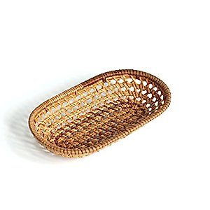 Serving Tray Braided Tray Oval Hand Braided Tray Serving Tray Coffee Table Tray Breakfast Fast Food Appetizer Serving Party Tray