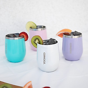 Corkcicle Origins Stemless Cup - Triple Insulated Stainless Steel Travel Wine Cup Tumbler for Coffee, Wine, and Cocktails - Spill Proof, Reusable, BPA-Free, Dishwasher Safe - 12oz/355ml, Copper