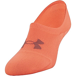 Under Armour Women's Breathe Lite Ultra Low Socks, Multipairs , Peach Plasma Assorted (3-Pairs) , Medium