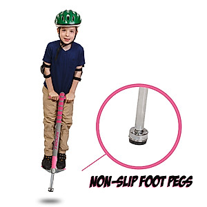 New Bounce Pogo Stick for Kids - Pogo Sticks, 40 to 80 Lbs - Sport Edition, Quality, Easy Grip, PogoStick for Hours of Wholesome Fun