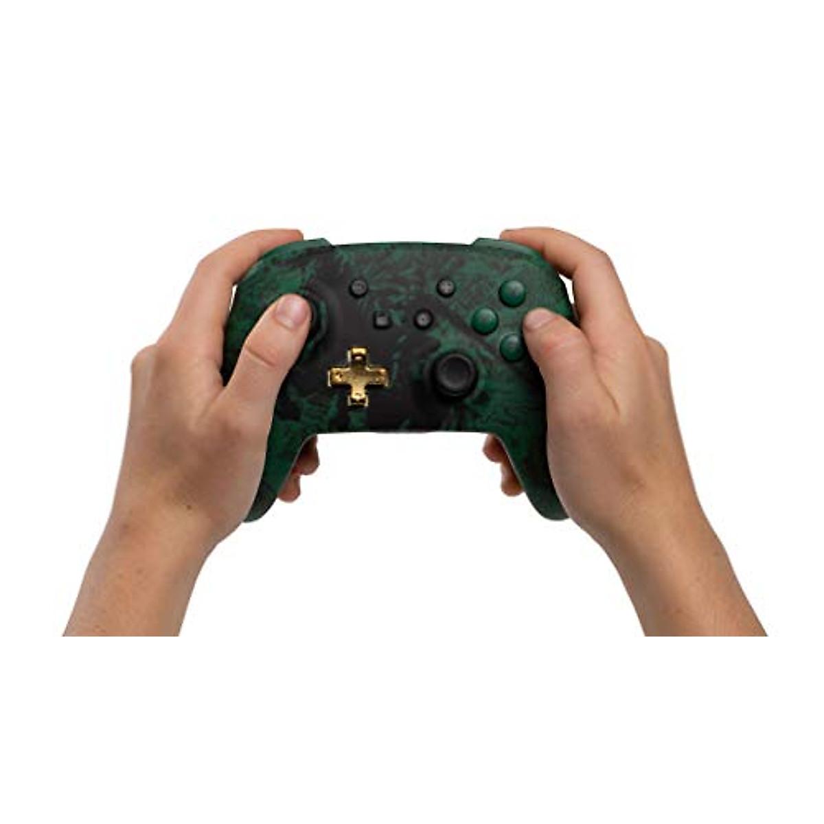 PowerA Enhanced Wireless Controller for Nintendo Switch - Link Silhouette