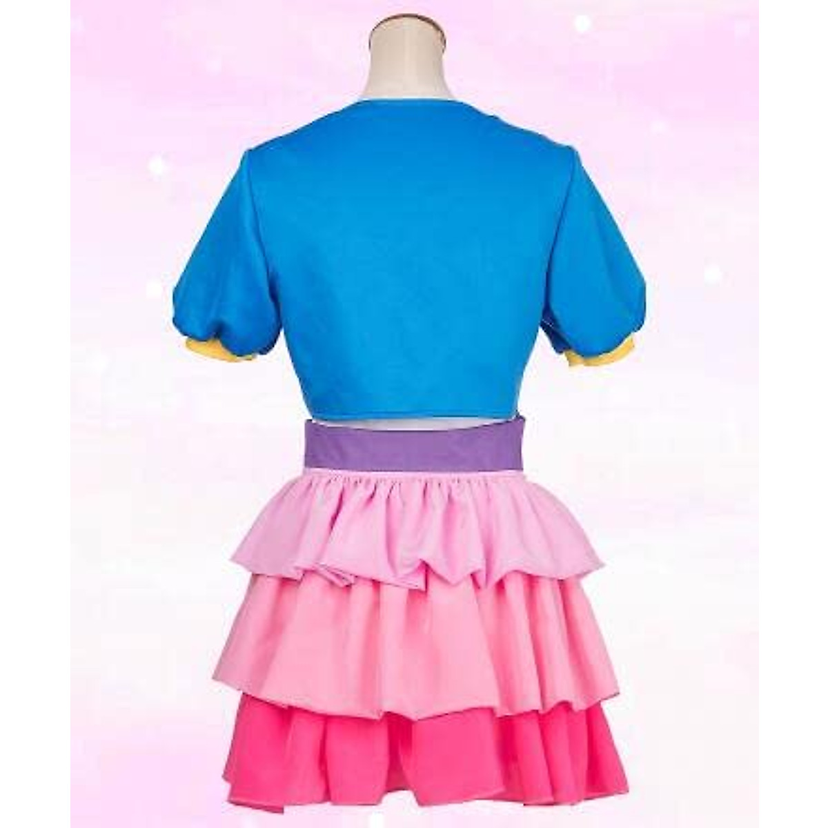 Sshine2022 Pinkie Pie Costume for Cosplay Women Men festival Outfit Halloween Christmas Carnival Party Uniform (Female XXL)