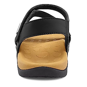 SEEKAVAN Women's Arch Support Sandals Orthopedic Sandals for Women Comfortable Woven Walking Sandals