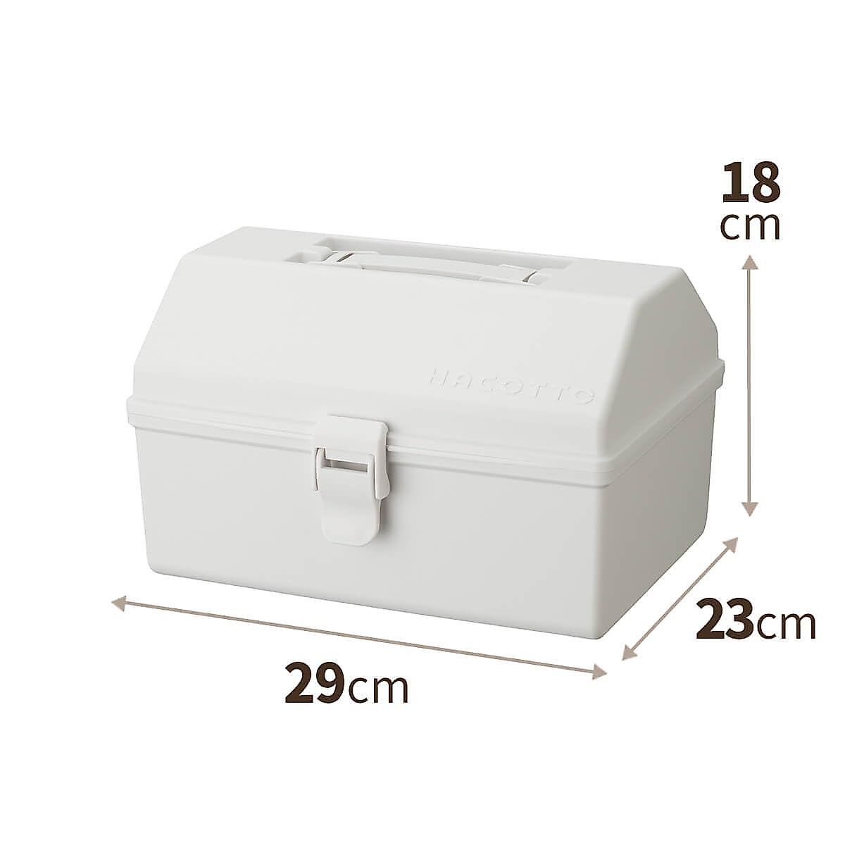 Tenma Hacotto Storage Box, White, LL