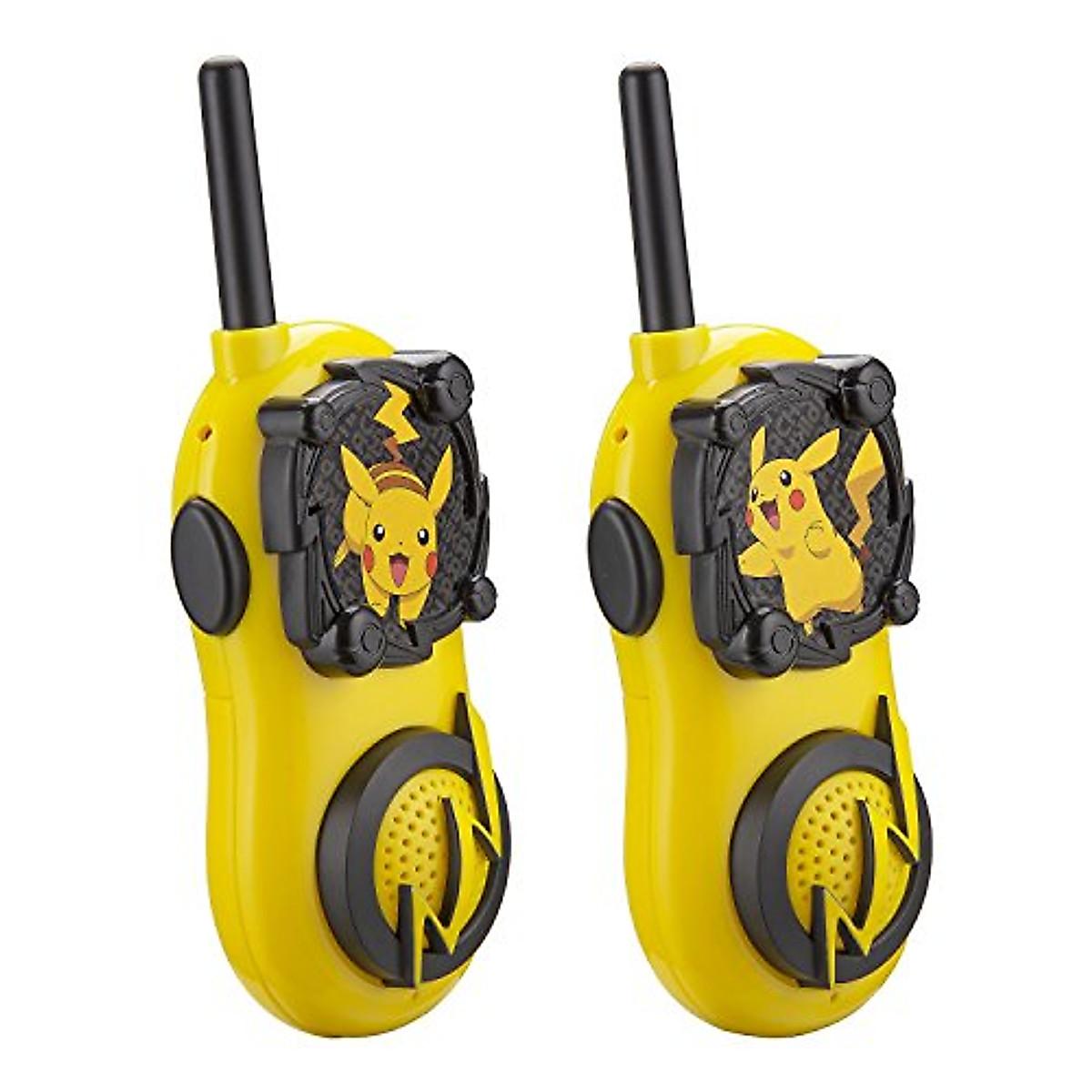eKids Pokemon Walkie Talkies Pikachu Toys FRS Walkie Talkies for Kids Long Range Static Free Easy to Use For Indoor and Outdoor Games