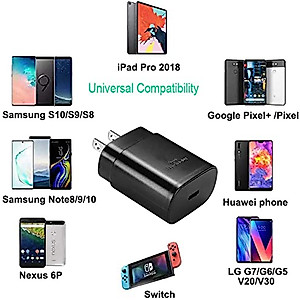 Samsung USB-C Super Fast Charging Power Adapter-25W PD Charger Block for Samsung Galaxy S23 Ultra/S23/S23+/S22/S22 Ultra/S22+/Note 20/S20/S21/S10, Galaxy Tab S7/S8(2 Pack)